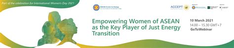 Empowering Asean Women As The Key Player Of Just Energy Transition