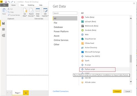 solved python integration with power bi importing excel