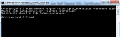 tibco ssl certificate how to use self signed ssl certificates in tibco