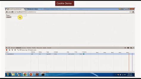 java ee servlets cookies demo