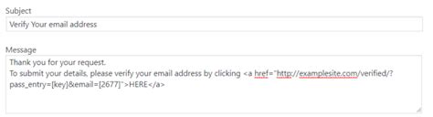 how to verify email addresses in wordpress formidable forms