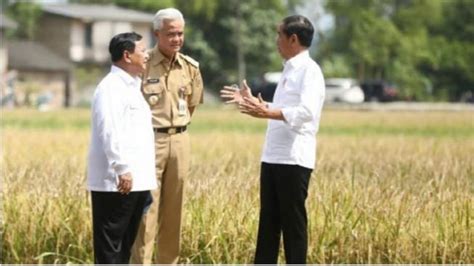 Di Pematang Sawah Jokowi Ajukan Proposal Kawinkan Prabowo Ganjar