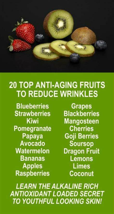 20 Top Anti Aging Fruits To Reduce Wrinkles Look 10 Years Younger In
