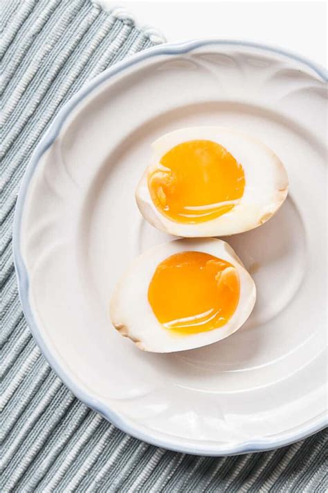 Ramen Egg Japanese Soft Boiled Egg Tested By Amy Jacky