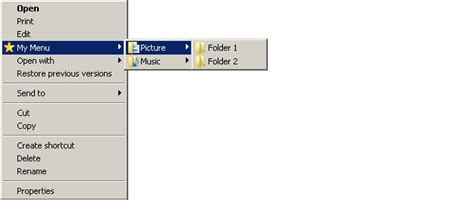 how do you create subfolders in the windows “send to” menu