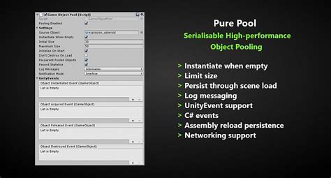 umbrace pure pool professional object pooling for unity software