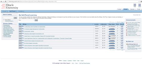 oracle ilearning my self paced learning
