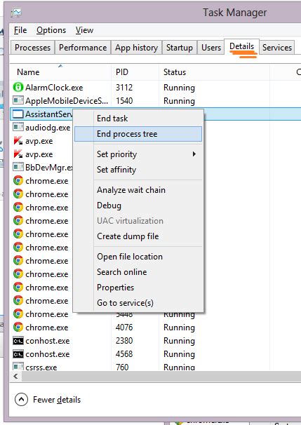task manager how to force close an application in windows 8 if it is not responding super user