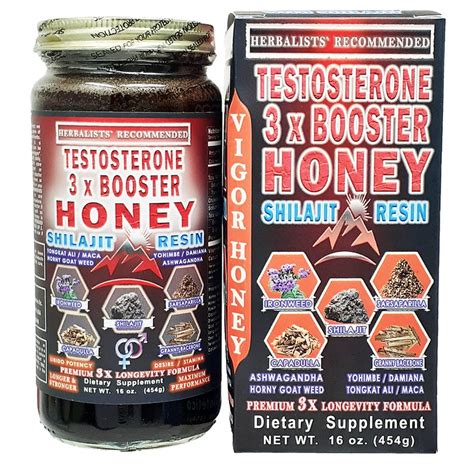Libido Testosterone Booster Herbal Honey Blend Raw Etsy