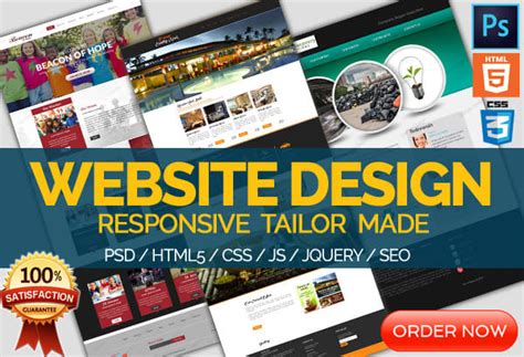 create a customized responsive website by webleo fiverr