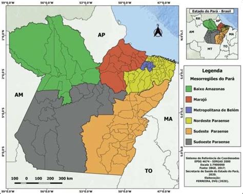 Mesorregiões Do Estado Do Pará Download Scientific Diagram