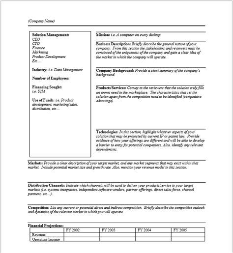 29 Free Executive Summary Templates In Ms Word Format