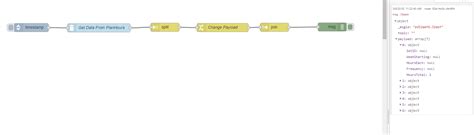 how to read from a sql database and write to an opto table node red