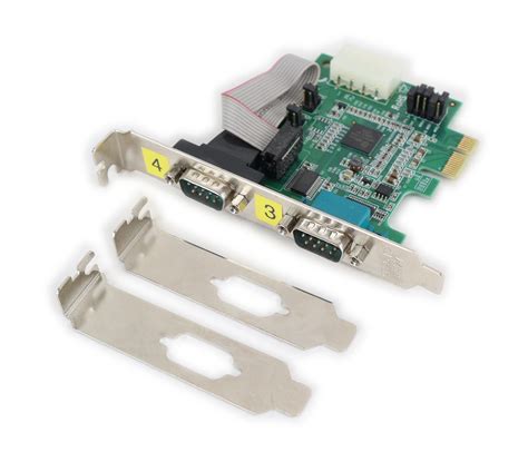 startech pex2s952 2 ports pci express serial adapter card with 16950