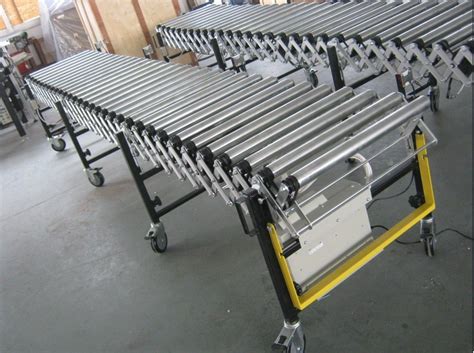 Nido Steel Expandable Flexible Motorized Roller Conveyor Material