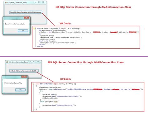 sql server connection string with sql query in vb
