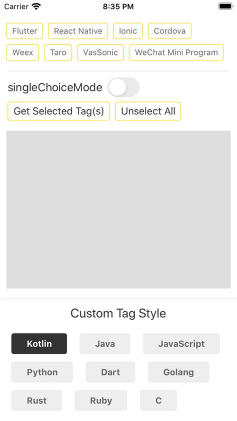 react native tag group npm