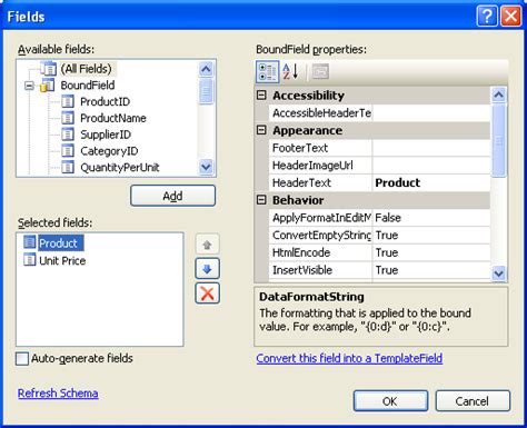 master detail using a selectable master gridview with a