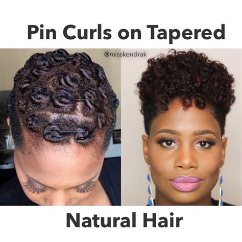 How To Pin Curls On Tapered Twa [video] Black Hair Information 4c