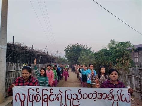 Khit Thit Media On Twitter ယင်းမာပင်တွင် စစ်အာဏာရှင် ဆန့်ကျင်ရေး မ