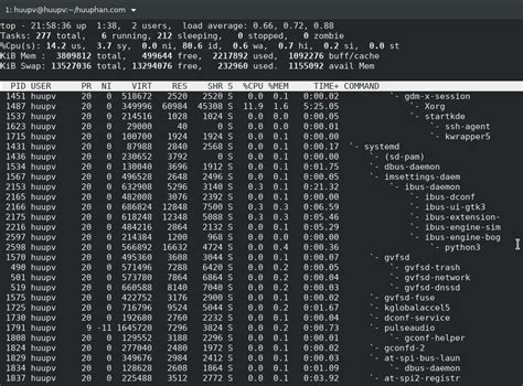top command in linux ~ zimbra mail server linux bash