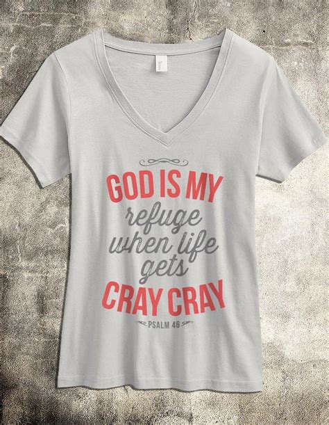 Christian Shirt For Women God Is My Refuge Womens Etsy