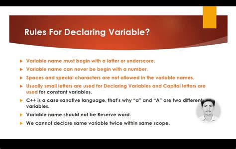 variable declaration and initilization youtube