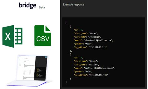 create rest api from excel csv file online with this free