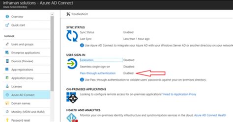 azure ad pass through vs adfs which do we use for authentication