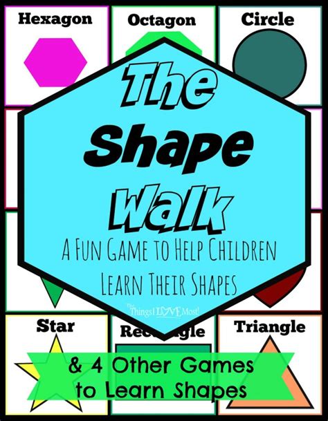 The Shape Walk~ Learning Shapes My Mommy Style