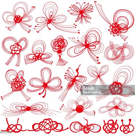 Set Of Asian Knots Stock Illustration Download Image Now Chinese