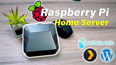 servidor doméstico raspberry pi docker portainer plex wordpress y