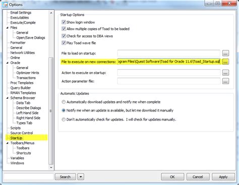 how to edit nls parameters in toad for oracle and oracle sql developer