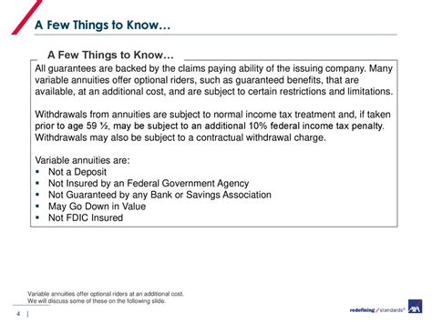 The Abcs Of Variable Annuities Ppt Download