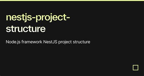 nestjs project structure codesandbox
