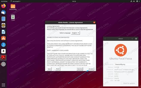 how to install adobe acrobat reader on ubuntu 20 04 focal
