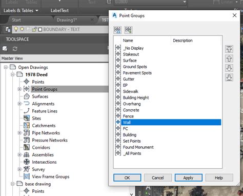 solved survey database visibility autodesk community