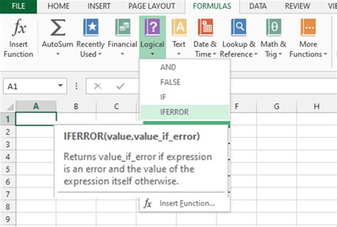 How To Use Iferror Function In Excel Efinancialmodels Hot Sex Picture