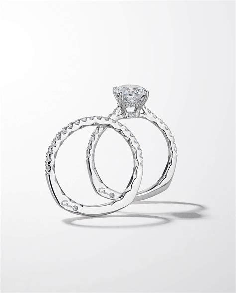 Half Bezel East West Emerald Cut Diamond Engagement Ring A Jaffe