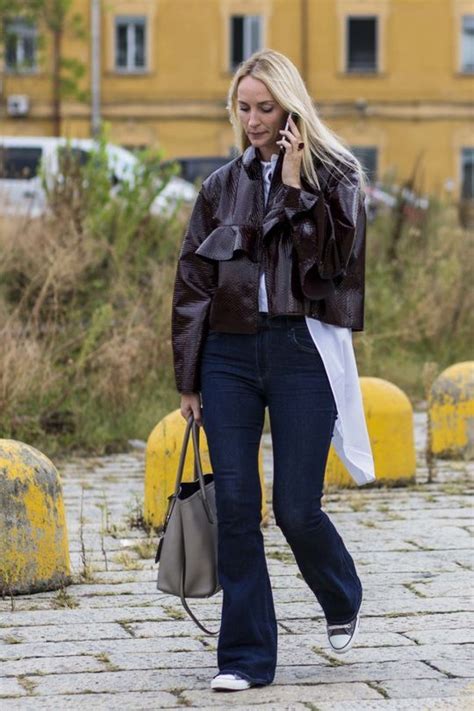 Back To Basics 43 Ways To Wear A Leather Jacket Vogue Australia