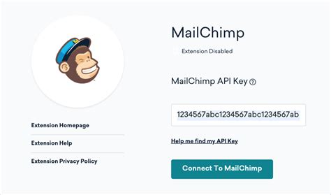 set up mailchimp