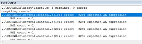 initialize the structure report error 29 expected an expression