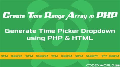php tutorials lessons scripts projects demos codexworld