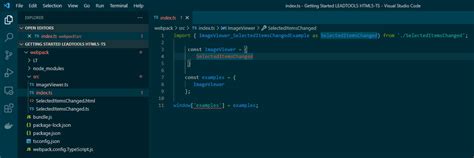 package and run html5 examples with typescript html5 typescript