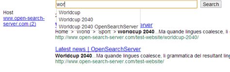 opensearchserver documentation crawling a website