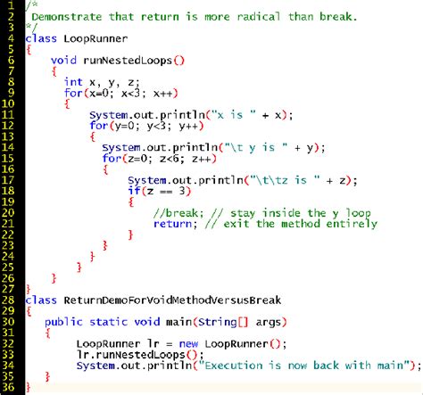 what does ‘return mean in java quora