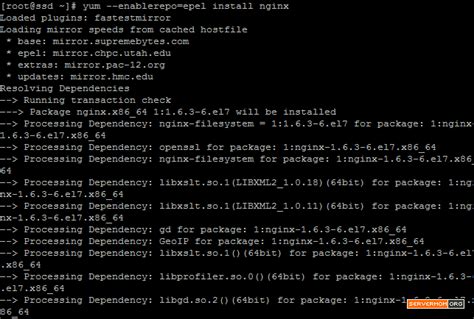 install and enable epel repo on centos 7 servermom