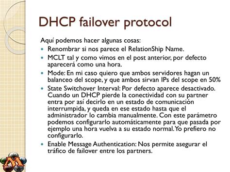 Ppt Dhcp Failover Protocol Powerpoint Presentation Free Download