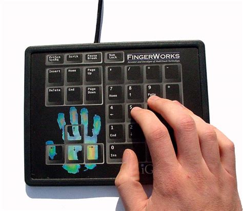 fingerworks igesture numpad mouse numeric keypad detailed